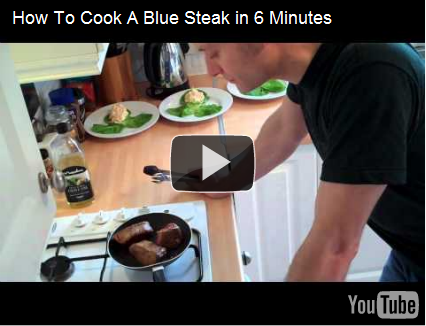 How to Cook a Blue Steak